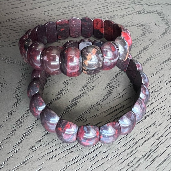 Jewelry | Chicken Blood Soft Bangle 7 One | Poshmark